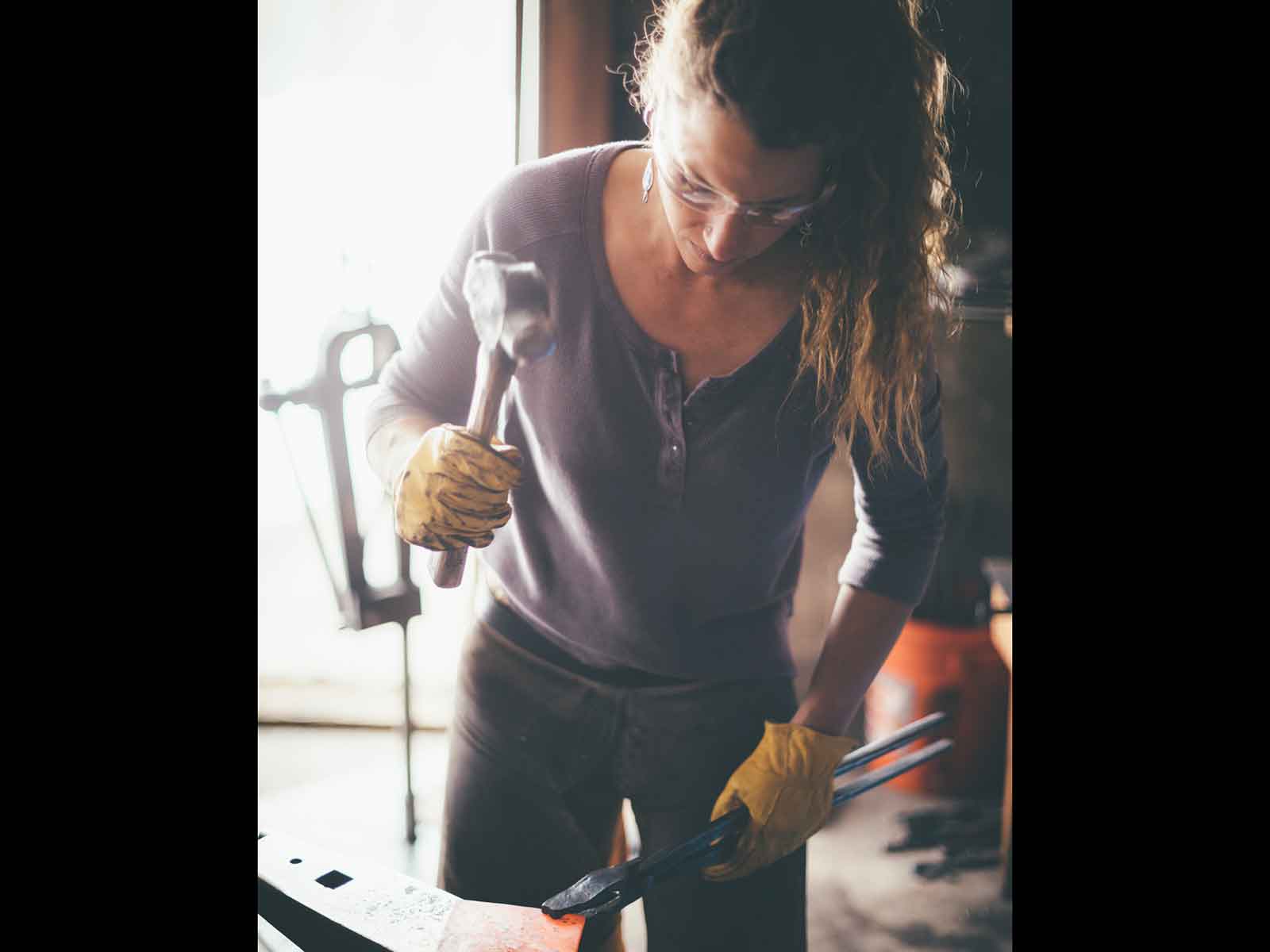 Alexandra Paliwoda, Blacksmith - Montana Folk Festival
